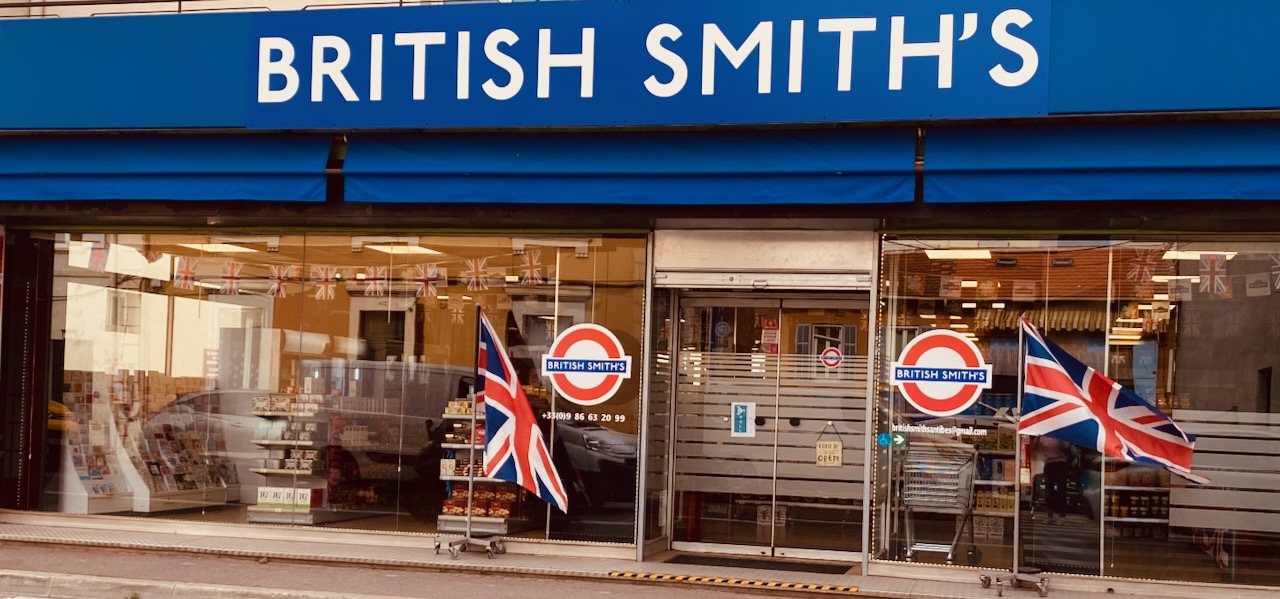 British Smith's grocery store in Antibes - Riviera Edition